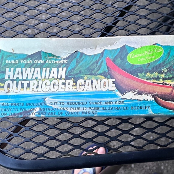 Other | Vintage Hawaiian Outrigger Canoe Building Set | Poshmark